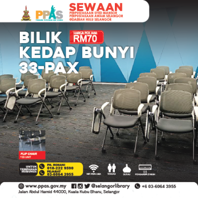 Sewaan Fasiliti @ PPAS Daerah - Perbadanan Perpustakaan Awam Selangor